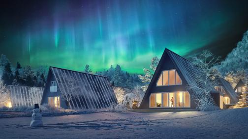 Trio 100 - Áčkové rodinné dřevostavby Avrame