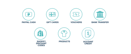 What reward types does Genius Referrals support?