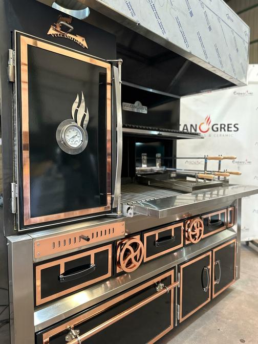 Model 654. Professional grills and barbecues by Vulcano Gres