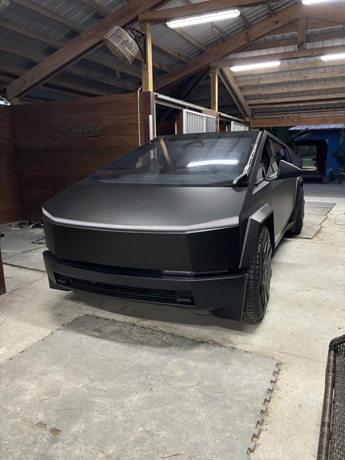 Custom Cybertruck Wraps Gallery | Sunlit Wrap Miami