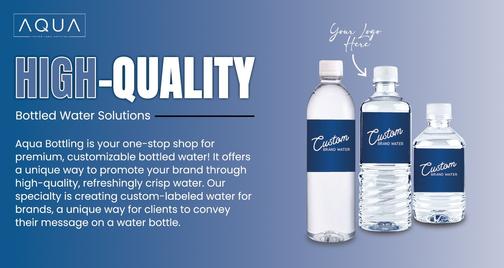 Discover Aqua Custom Label Bottling: Your Business Logo on Bottled ...