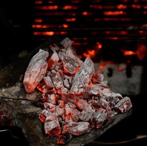 Vulcano Gres Charcoal: for grills, ovens and barbecues