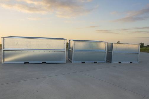 Heavy-Duty Scrap Boxes | Galvanized Steel Containers - Ag Motion