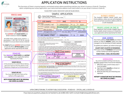 Application Instructions