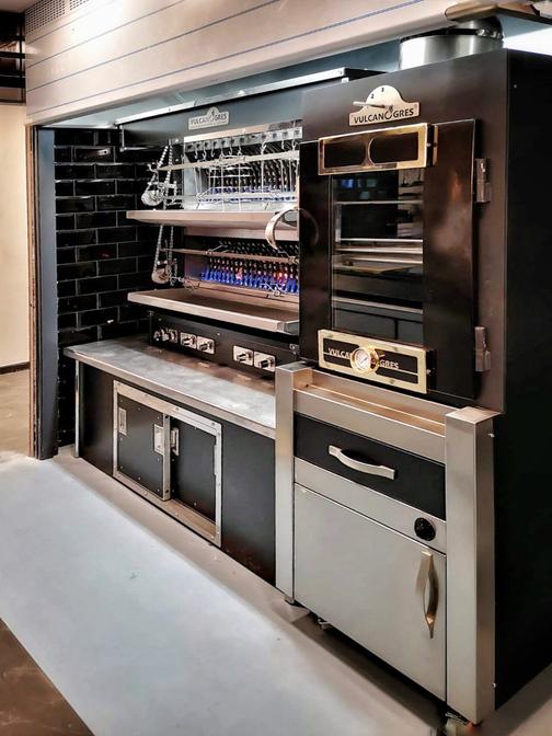 Oven - Independent Brasier Vulcano Gres: Quick and convenient access to ...