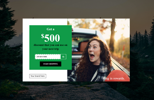 Referrals Tracking Discount Code Green Template for Your Referral ...